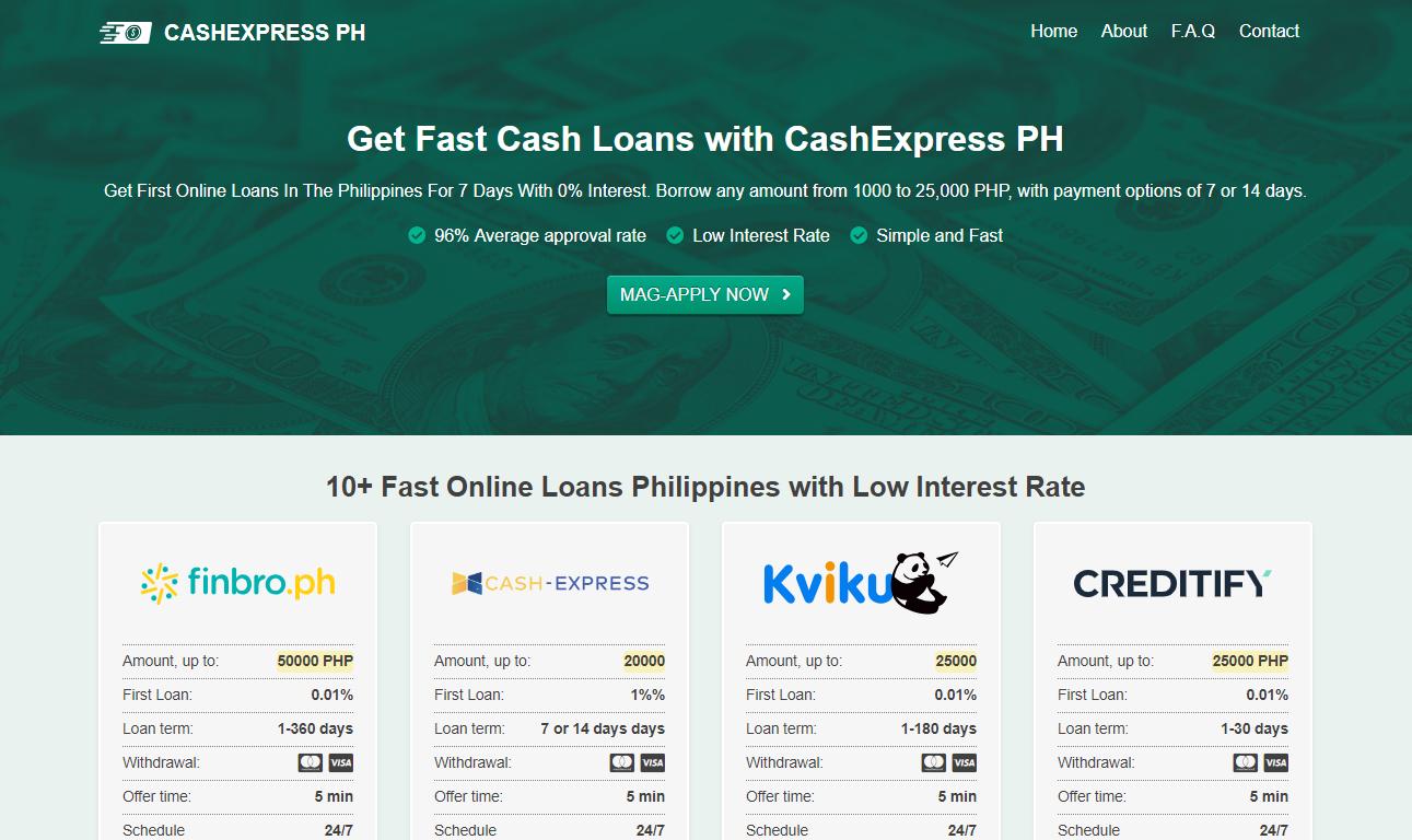 CashExpress PH: Best Online Lending Broker in Philippines - Cash Loans ...